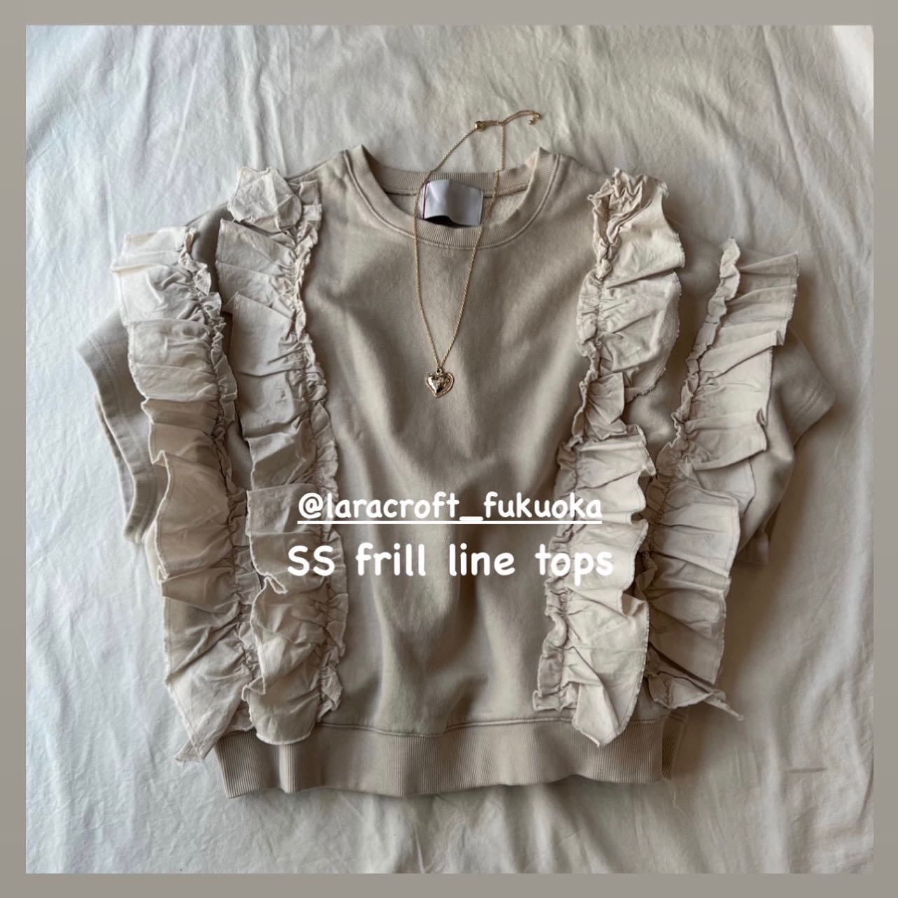 SS frill line tops | ブログ | レディースのファッションならLARA CROFT